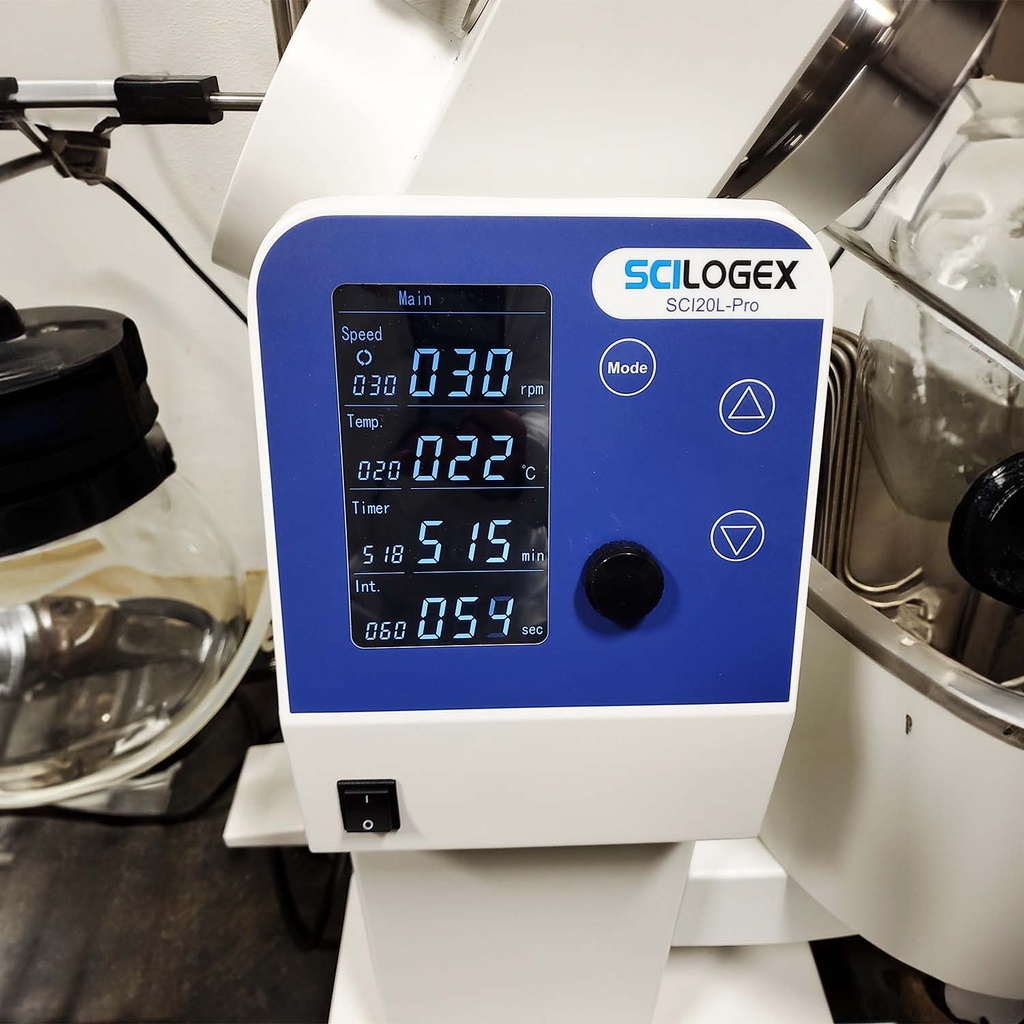 SCILOGEX SCI20L-Pro 20L Rotary Evaporator, Vertical Coiled Condenser, Motorized Lift | Scilogex